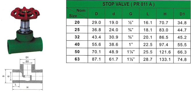 Stop Valve (Socket End) | Pipa HDPE, Supplier Pipa HDPE, Distributor ...